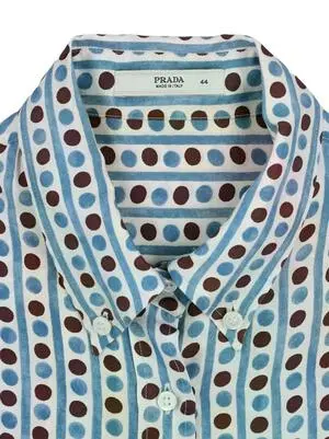 Prada Geometric Short-sleeved Shirt