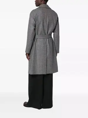 Tagliatore Double-breasted Houndstooth Coat