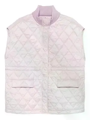 Fabiana Filippi Quilted Sleeveless Jacket - Purple
