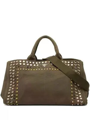 Prada 2000-2025 Large Canapa Bijoux Satchel