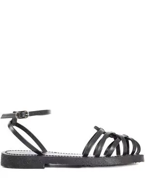 K.JACQUES Cyrenia Woven Ankle-strap Sandals