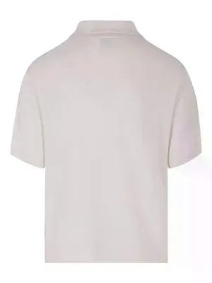 ALLUDE Knitted Three-button Polo Shirt - Neutrals