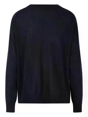 Arch4 V-neck Ribbed Sweater - Blue