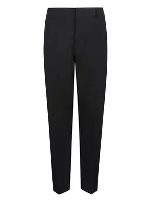 Emporio Armani Straight Trousers - Black