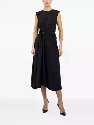 Mantū Pearl-button Midi Dress