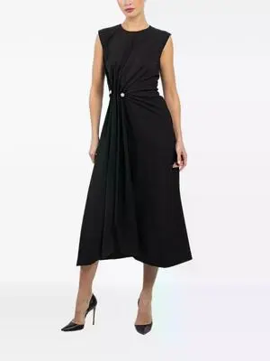 Mantū Pearl-button Midi Dress