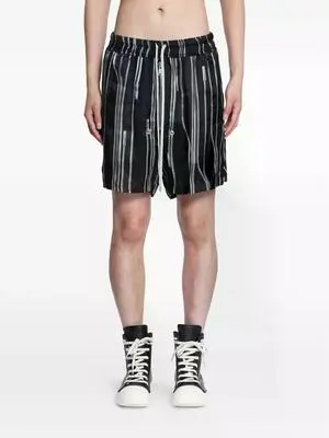 Rick Owens Striped Bela Shorts