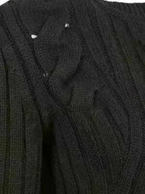 Alexander McQueen Cable-knit Cut-out Sweater