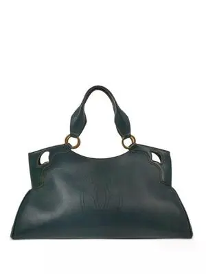 CARTIER 1990-2000s Marcello Leather Tote Bag