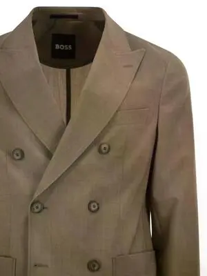 BOSS Patch Pocket Double-breasted Blazer