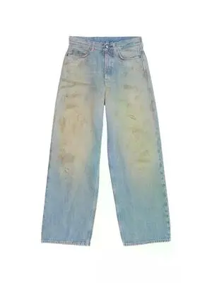 Acne Studios Leather Patch Jeans