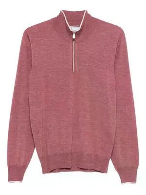 Brunello Cucinelli Mock Neck Sweaters For Men