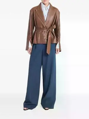 TWP Tie-waist Cropped Jacket