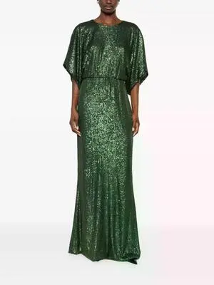 Norma Kamali Sequinned Maxi Dress