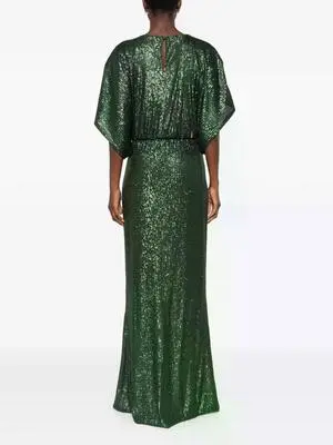 Norma Kamali Sequinned Maxi Dress