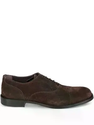 BALDININI Cap-toe Suede Derby Shoes