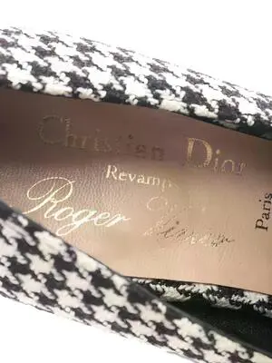 Dior 2010s X Roger Vivier Houndstooth Pumps