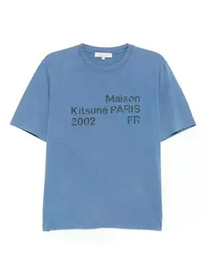 Men's Maison Kitsuné Blue T-shirts