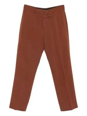Paul Smith Wool Straight-leg Trousers - Brown