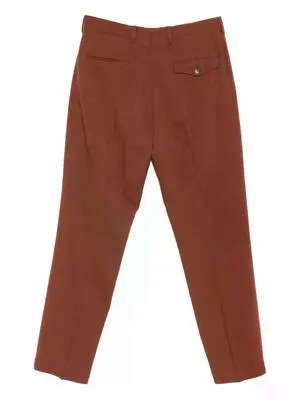 Paul Smith Wool Straight-leg Trousers - Brown