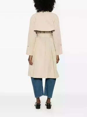 Emporio Armani Belted Coat - Neutrals