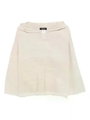 Fabiana Filippi Drawstrings Hem Sweater - Neutrals