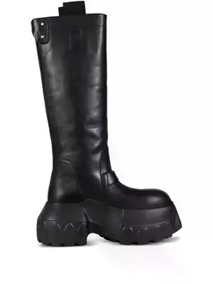 Rick Owens Leather Knee-high Boots