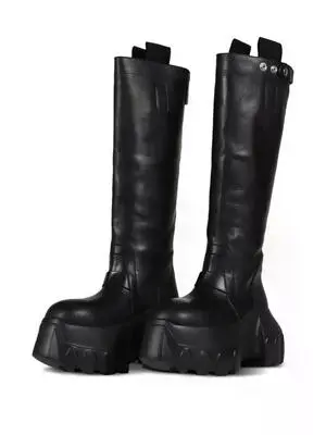 Rick Owens Leather Knee-high Boots