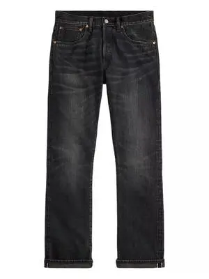 Ralph Lauren Black Wash Bottoms For Men