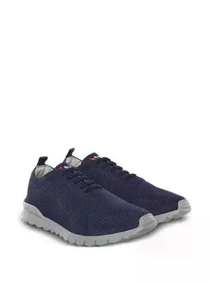 Kiton Textured Low Top Sneakers