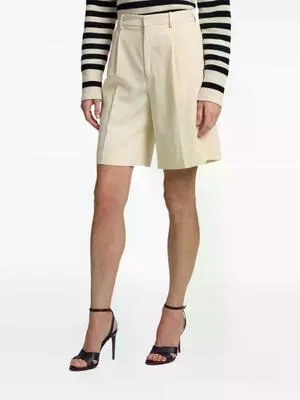 Ralph Lauren Minetta Pleated Shorts - Neutrals