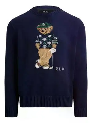 Rlx Ralph Lauren Bear-motif Pullover - Blue