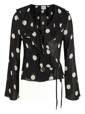 Reformation Polka Dots Blouses