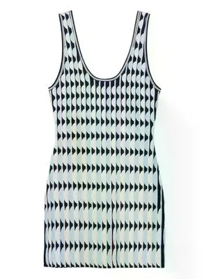 Simkhai Lorien Pattern Sleeveless Dress - Blue