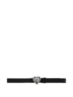 Zadig&Voltaire Heart-buckle Belt - Black