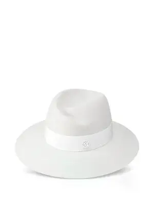 MAISON MICHEL Virginie Fedora - White