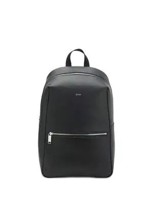 BOSS Backpack With Zip Closure - Black