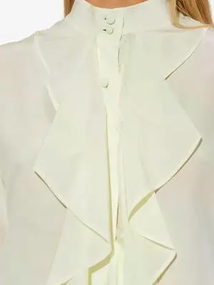 Alexander McQueen Ruffled Silk Top