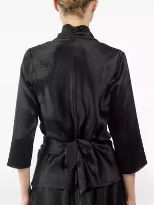 PETER COHEN Wrap Blouse