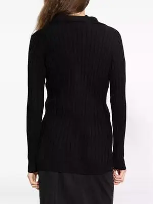 IRO PARIS Ribbed Buttoned Cardigan