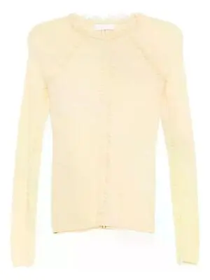 CUDDLEUP Cashmere Top - Yellow