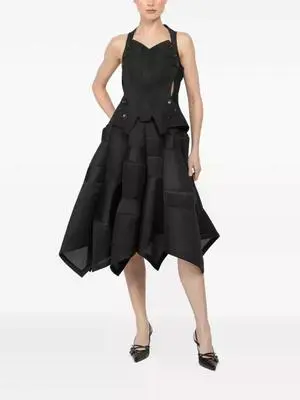 SHIRO SAKAI Panelled Midi Skirt