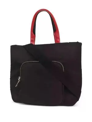 Prada 2010s Logo-plaque Tote Bag