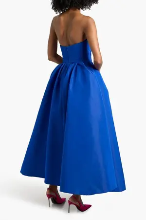Carolina Herrera Strapless Silk-faille Gown