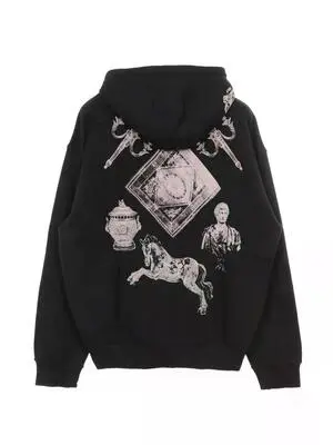 Givenchy Back-print Zip-up Hoodie