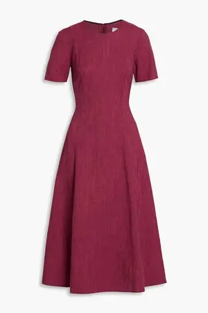 Carolina Herrera Twill Midi Dress