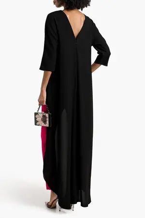 Carolina Herrera Asymmetric Crepe Top