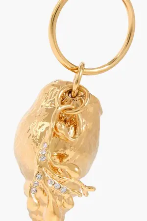 Oscar De La Renta Tone Crystal Earrings