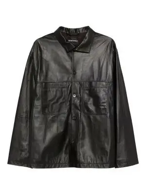 Emporio Armani Buttoned Flap-pocket Overshirt