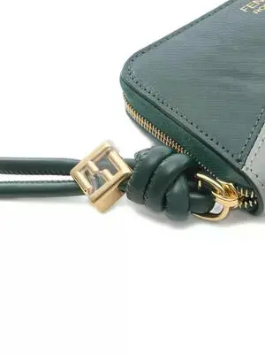 Fendi 2020s Diamond Zip-around Wallet